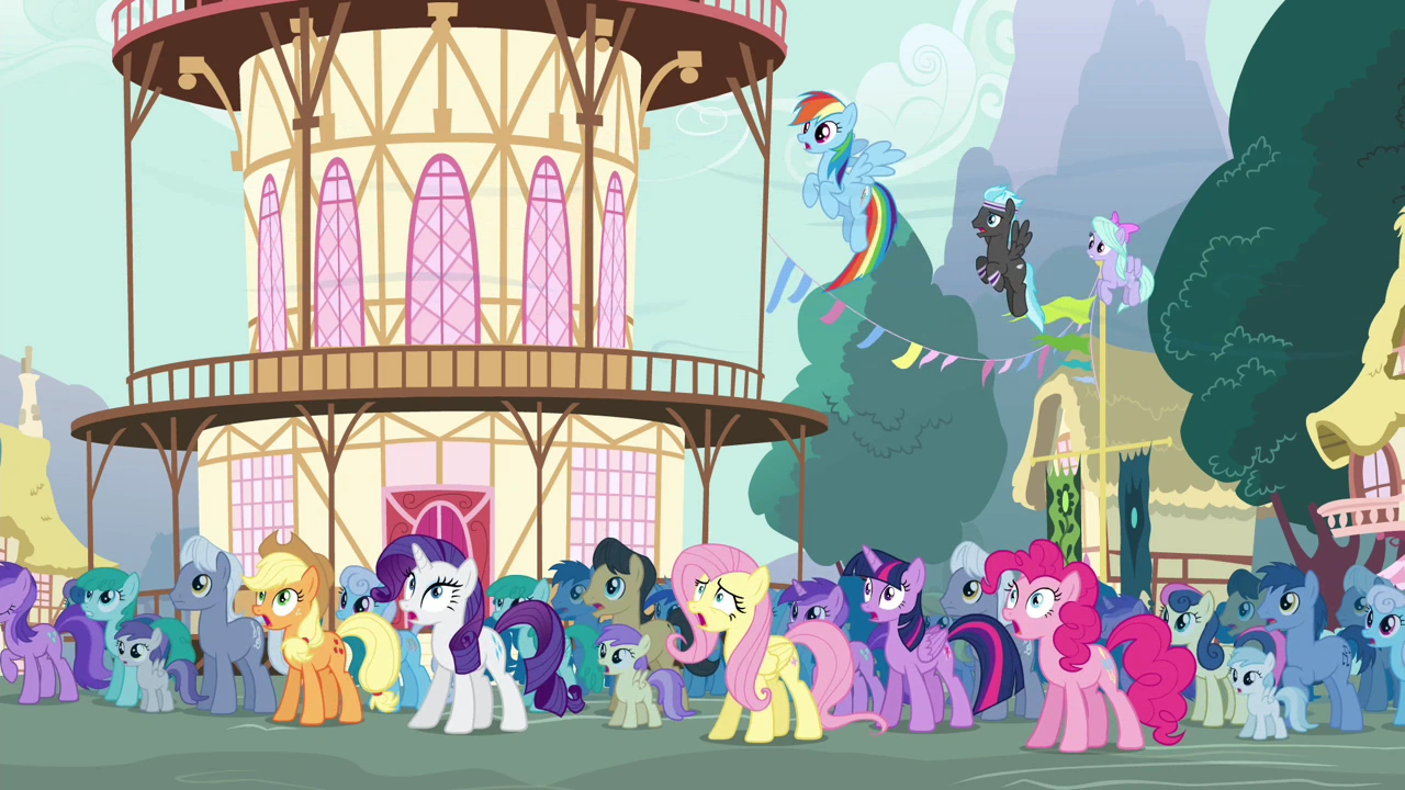 Image - Ponies in shock S4E16.png - My Little Pony Friendship is Magic Wiki