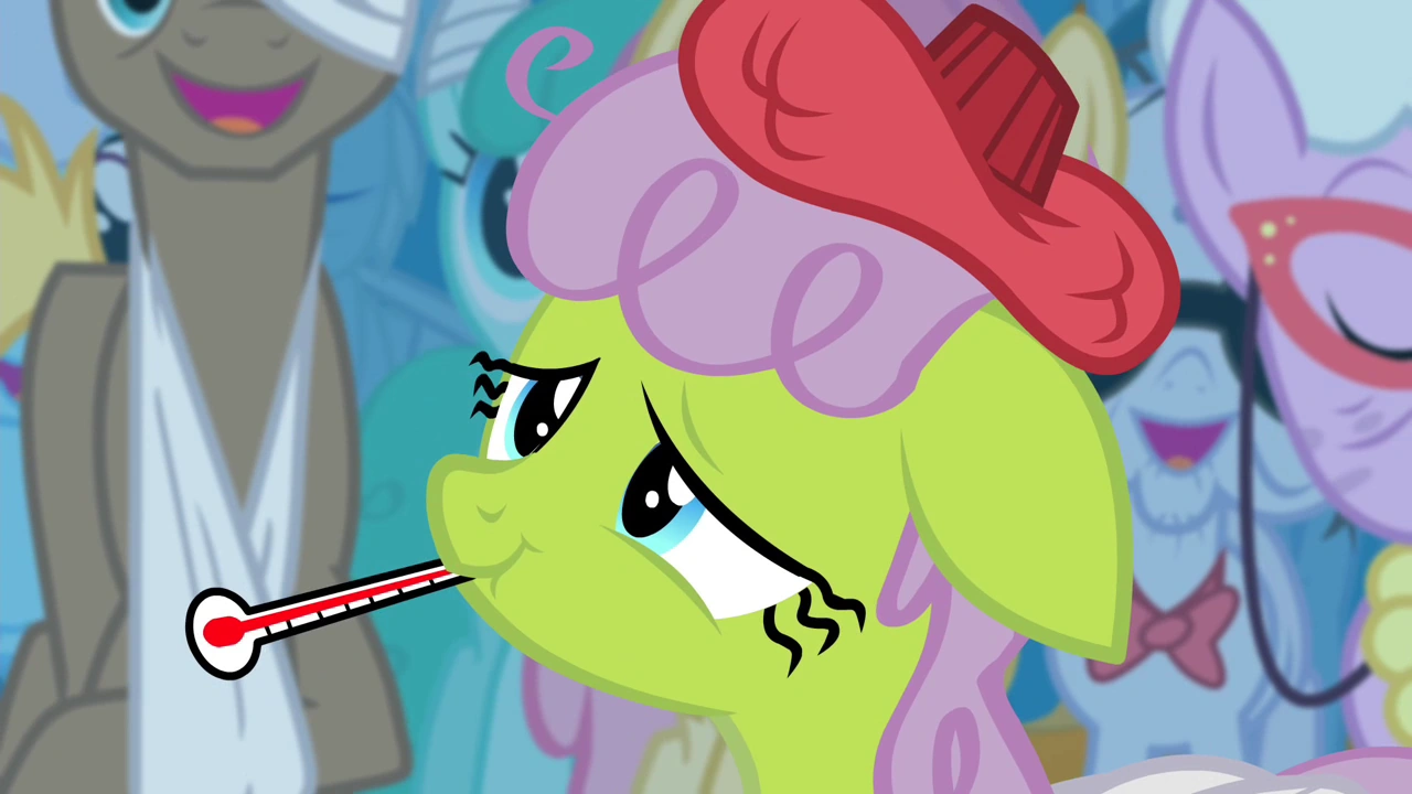 Image - Sick pony cheering up S4E20.png - My Little Pony Friendship is ...
