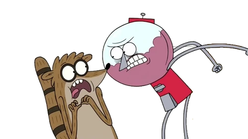 Imagen - Benson shouting to rigby.png - Un Show Más Wiki
