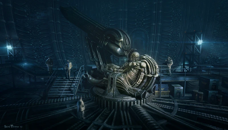 Image - Aliens-Space-Jockey 13.jpg - Xenopedia - The Alien vs. Predator ...