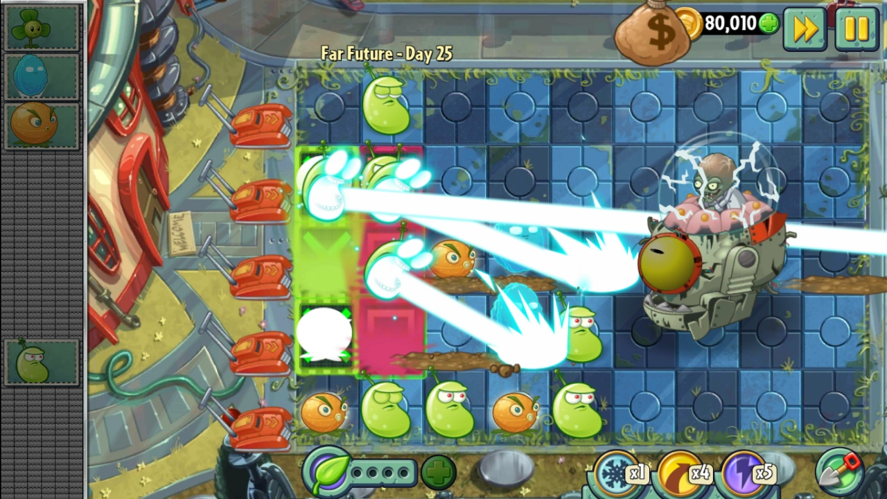 Image - PvZ2 Far Future Defeated Flying Brain Ship.png - Plants vs ...