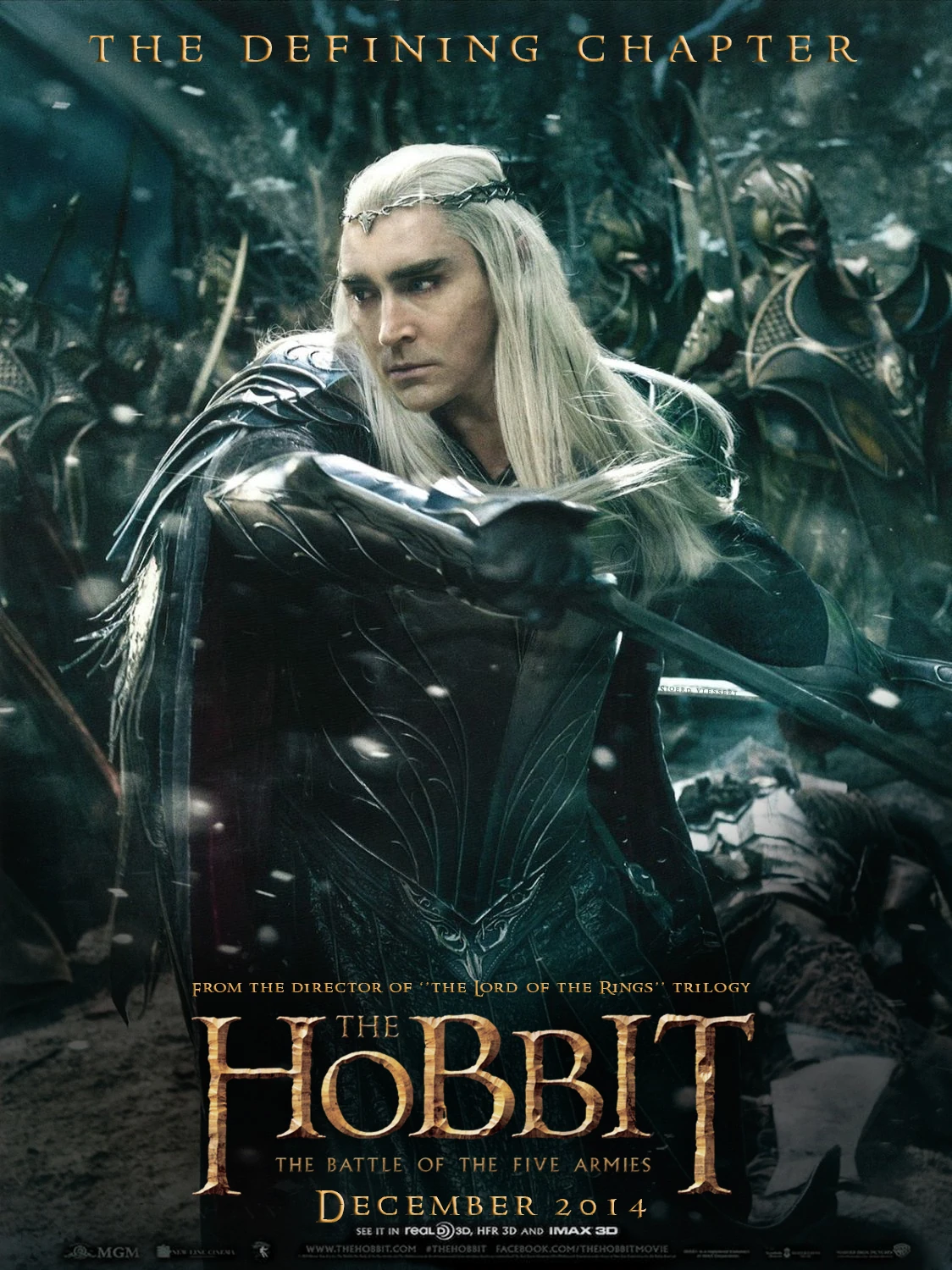 Image - The hobbit tbotfa poster by sjord vlessert g.jpg - Lord of the ...