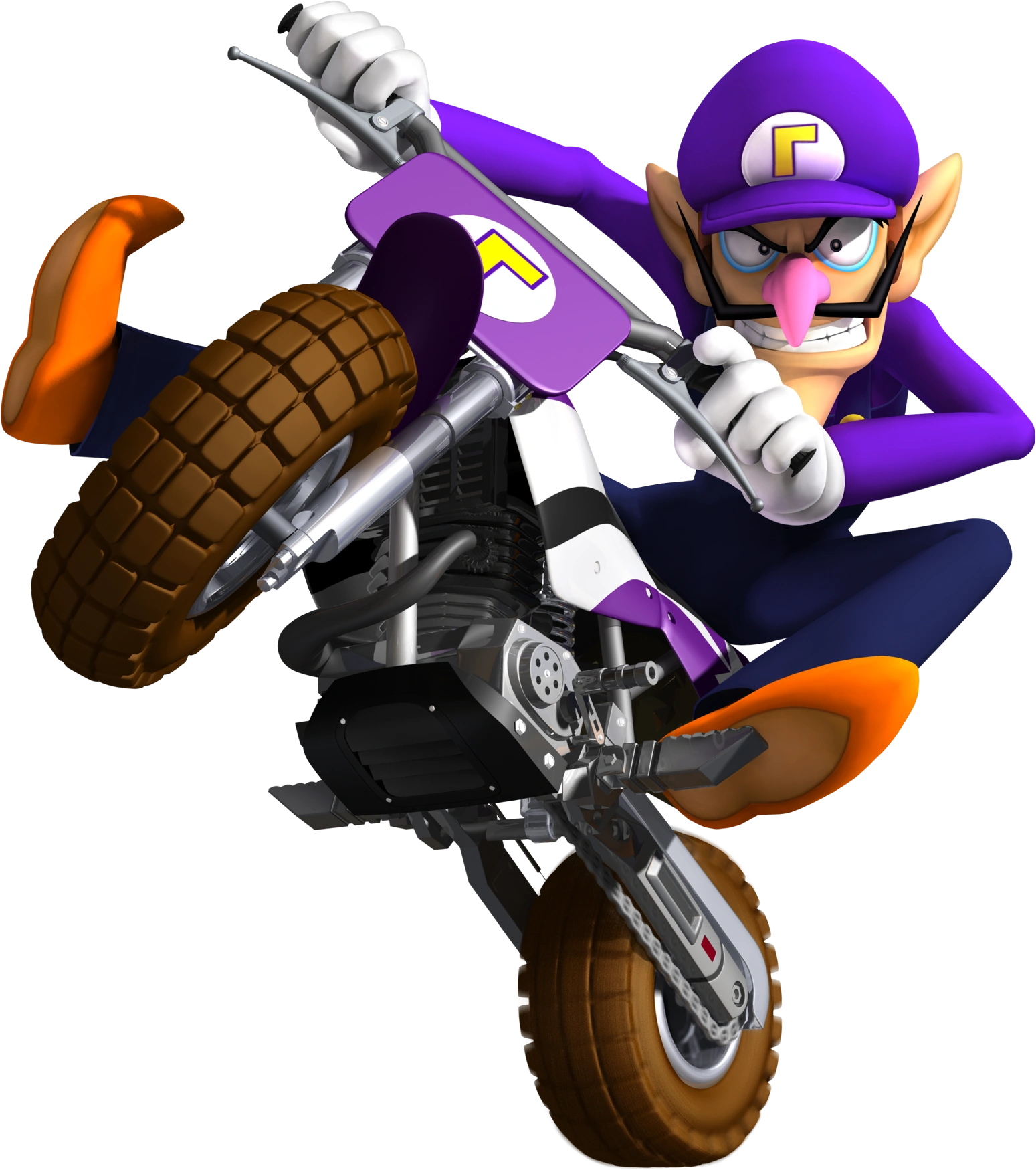 Archivo:Waluigi - Mario Kart Wii.png - Mario Fanon Wiki