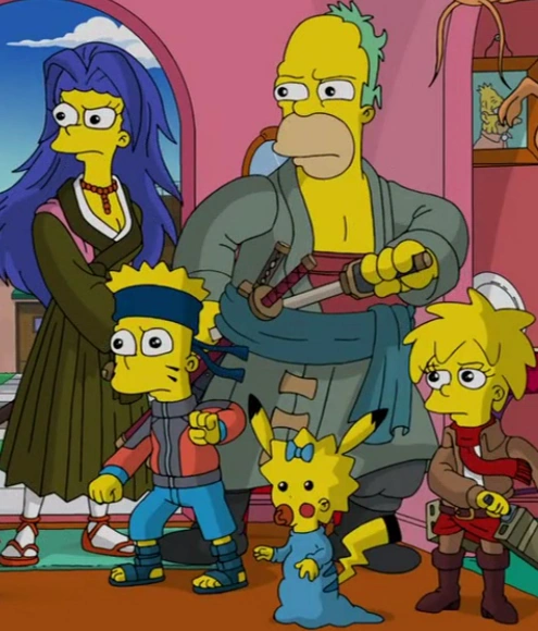 Los Simpson version anime - Imagui