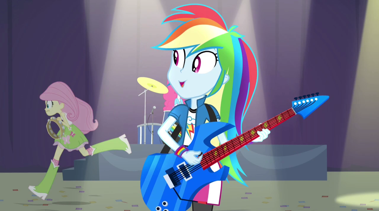 Image - Rainbow Dash sees Fluttershy running EG2.png - My Little Pony ...