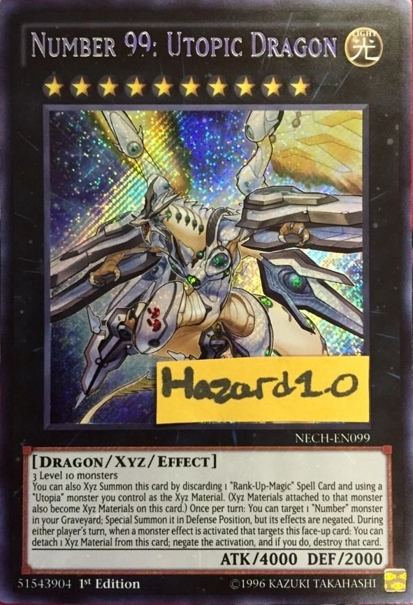 Yugioh Number 100 Vortex Dragon