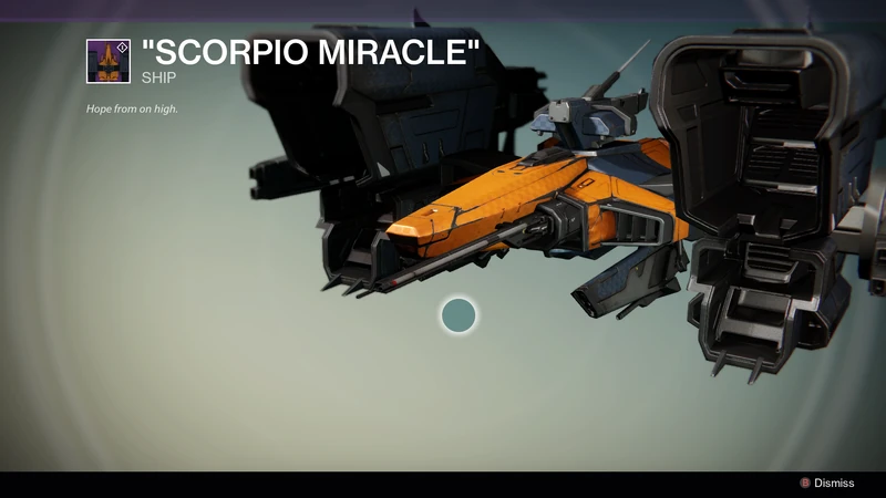 Destiny Legendary Ship