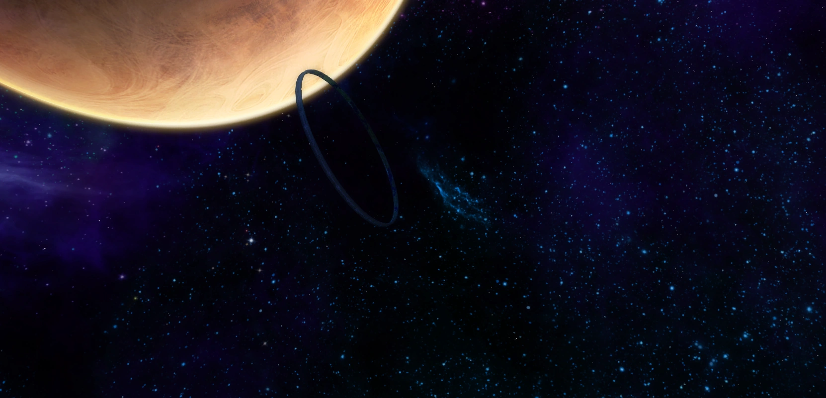 So I decided to quickly make a halo ring and give it a spin, literally ...